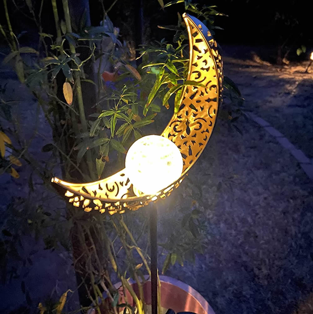 Moon solar light garden lighting ideas landscaping– TAKEME Solar Light