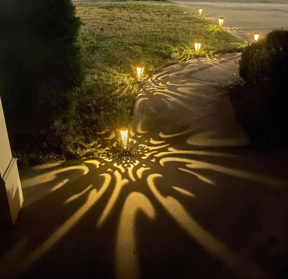 I am quite impressed with these solar lights– TAKEME Solar Light