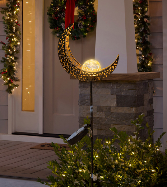 Pretty Moon Solar Light Outdoor Garden Waterproof Light Party Moon ...