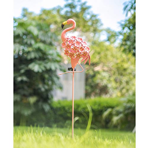 Exquisite Pink Flamingo Solar Light Garden Ornaments Outdoor Light ...