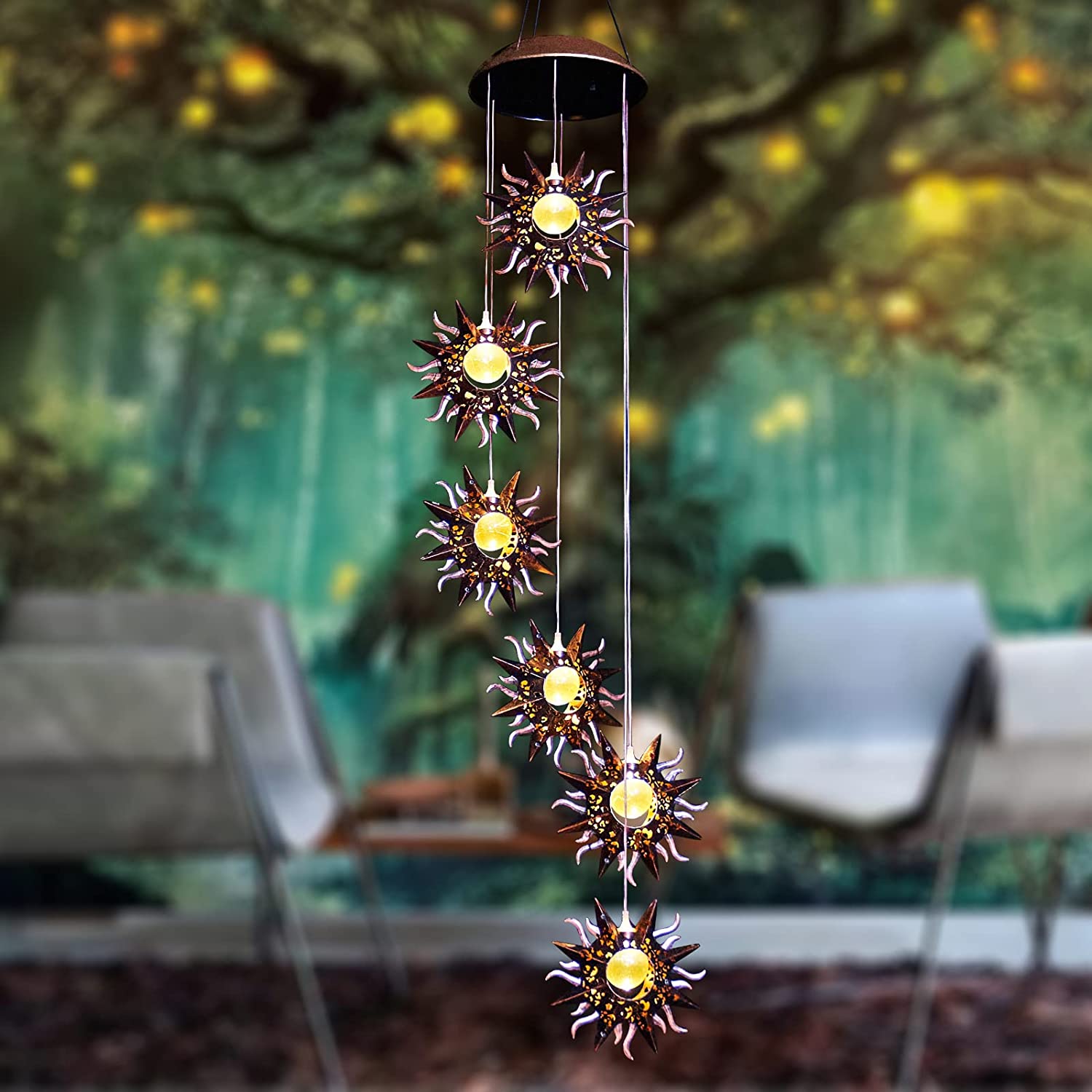 Take Me Sun Hanging Solar Lights ,Patio, Yard ,Pary Romantic Atmospher ...